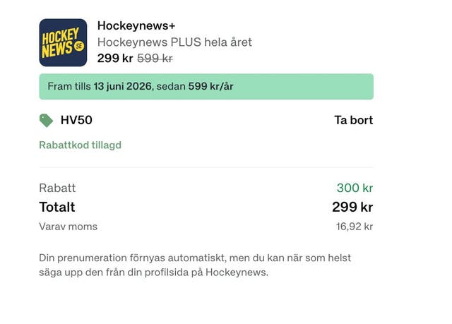 SHL-förstärkning: HV-duon i samarbete med Hockeynews - HockeyNews
